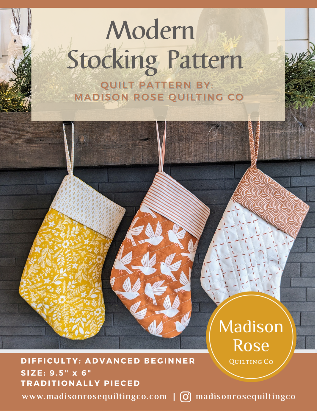How to Make Small Holiday Stockings - Free Tutorial – Madison Rose Quilting Co