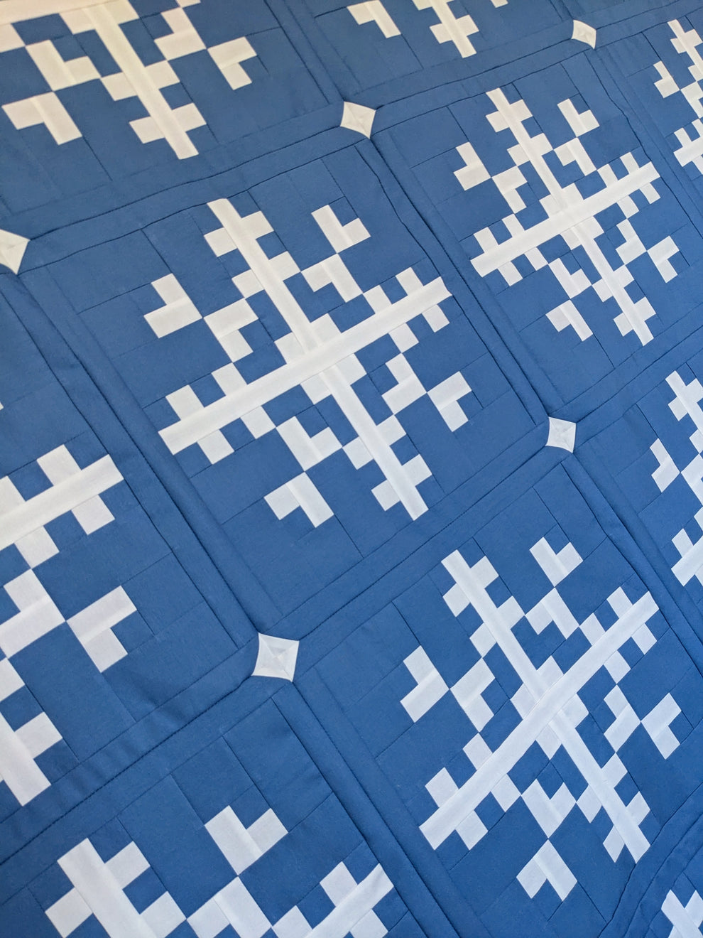 Swirling Snowflakes Quilt Pattern (Digital Download) – Madison Rose ...