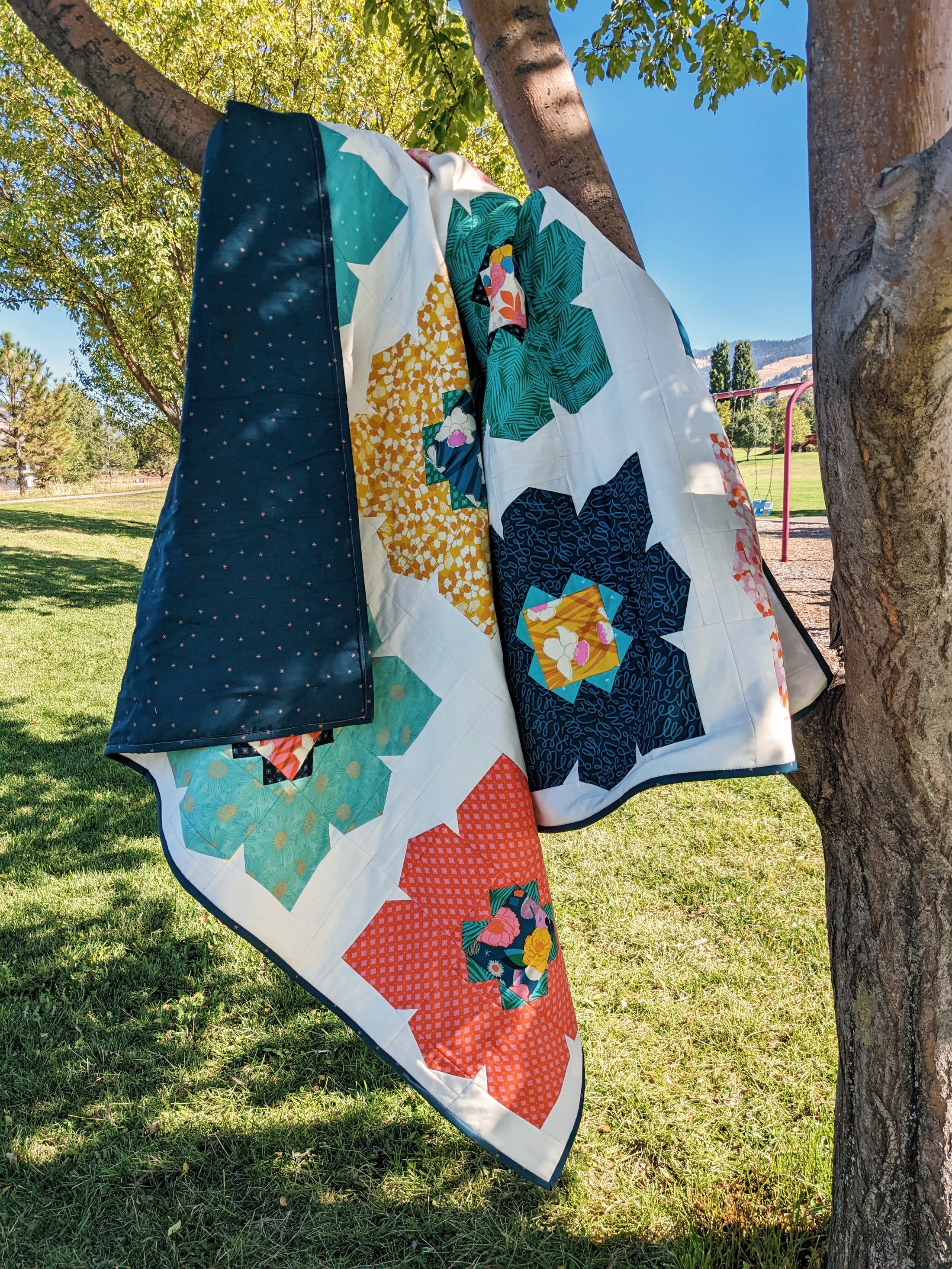 Teslyn Quilt Pattern (Digital Download) – Madison Rose Quilting Co